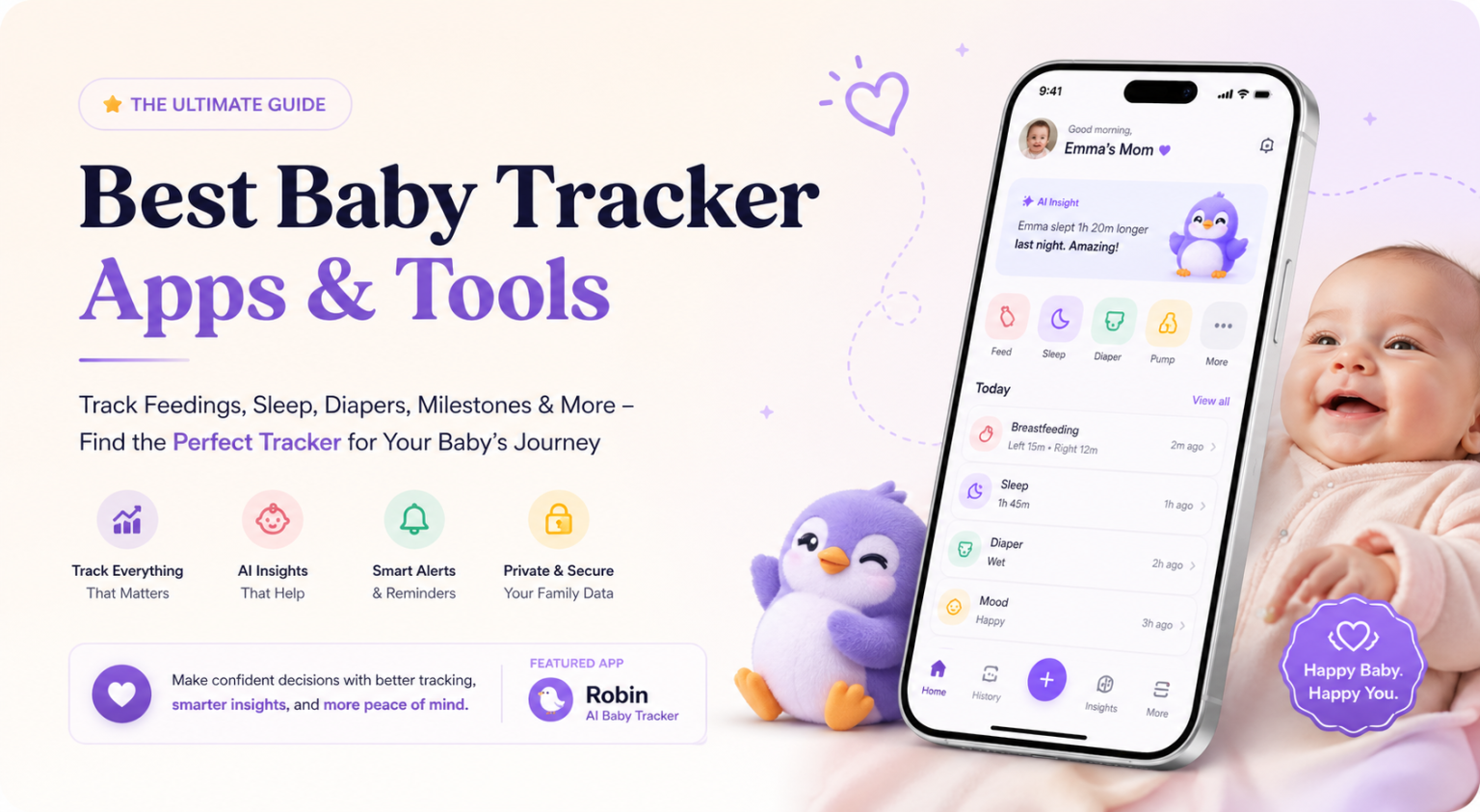 10 Best Baby Tracker Apps in 2026: Feeding, Sleep, Diapers, Growth and ...